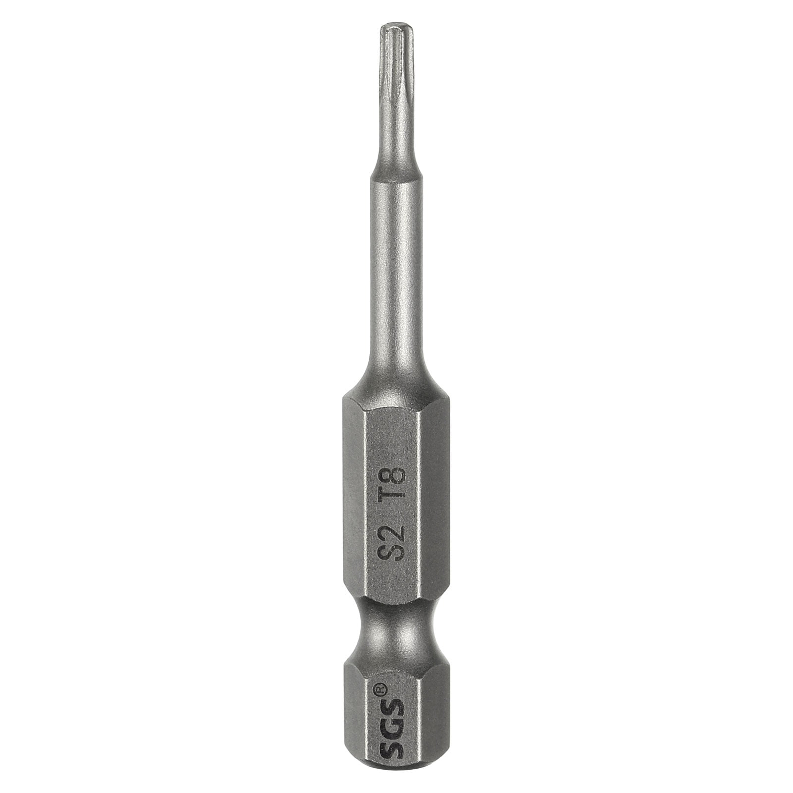 Uxcell T8 Torx Head Screwdriver Bit 1/4" Hex Shank 2" (50mm) Long ...