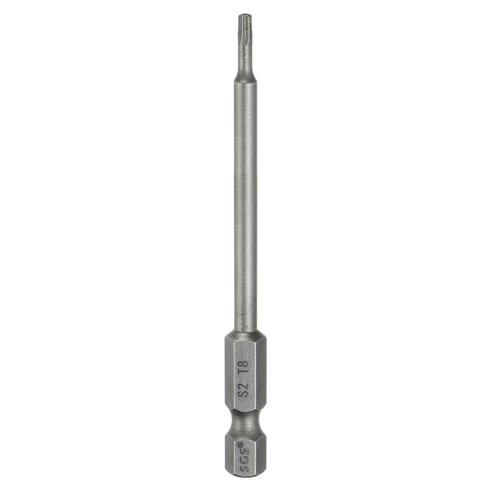 Uxcell T8 Torx Head Screwdriver Bit 1/4" Hex Shank 3.15" (80mm) Long ...