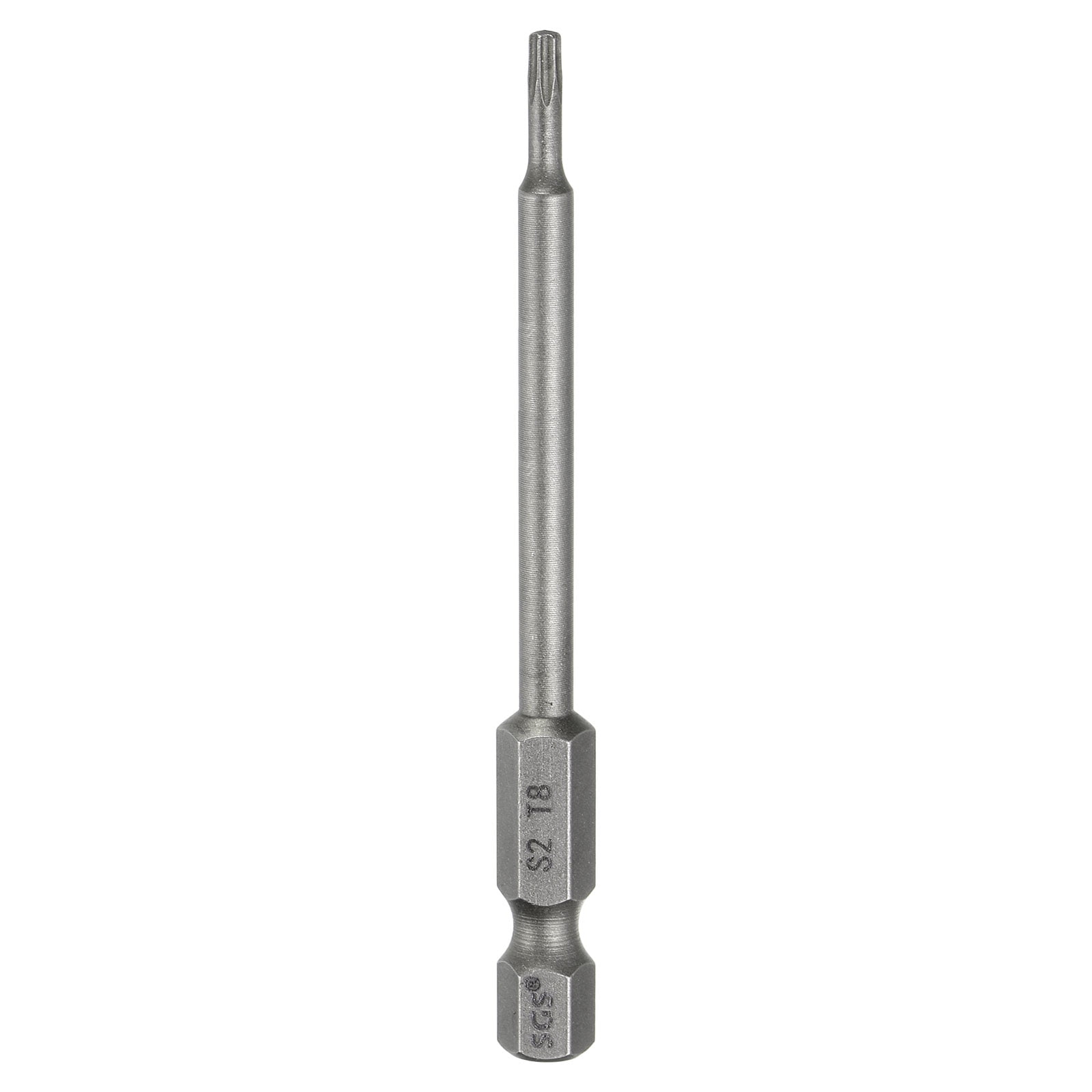 Uxcell T8 Torx Head Screwdriver Bit 1/4" Hex Shank 3" (75mm) Long ...