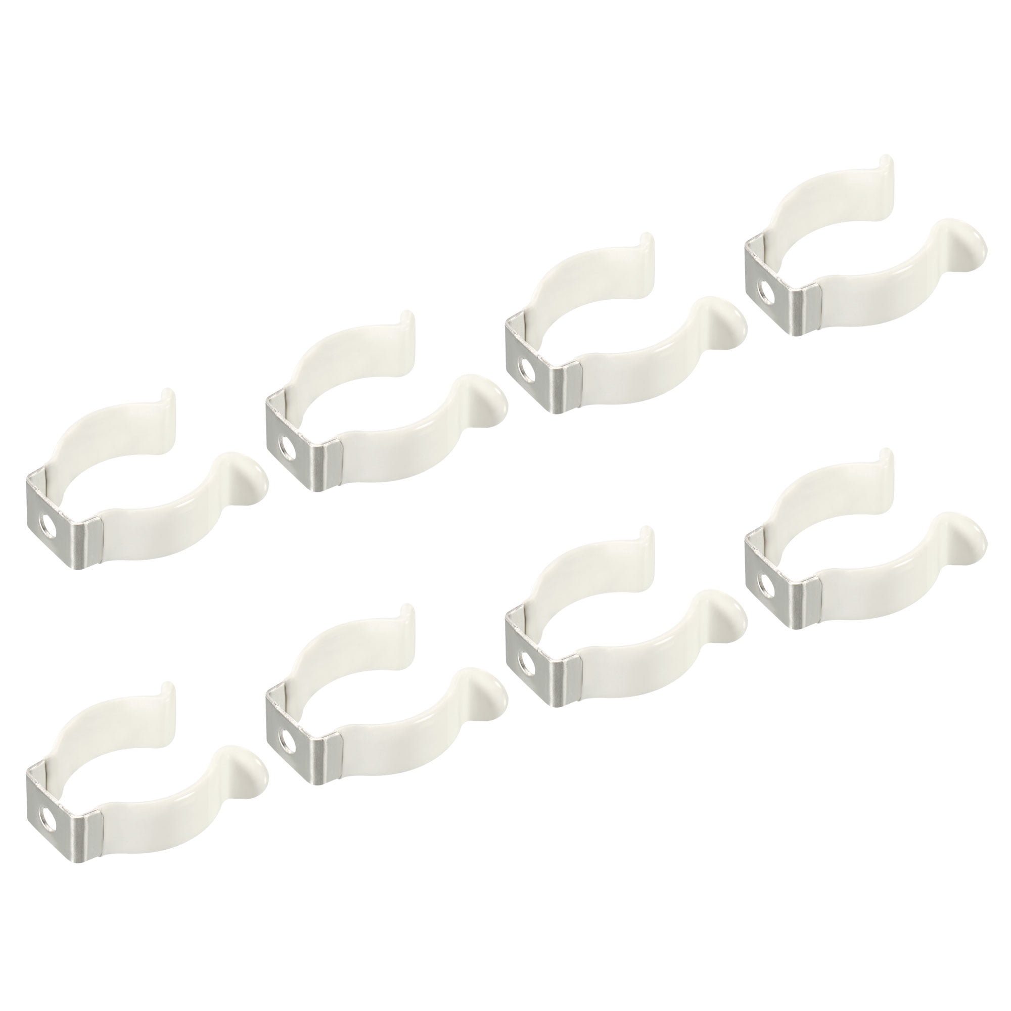 Uxcell T8 U Clip LED Fluorescent Tube Holders Mounting Bracket, Pack of ...