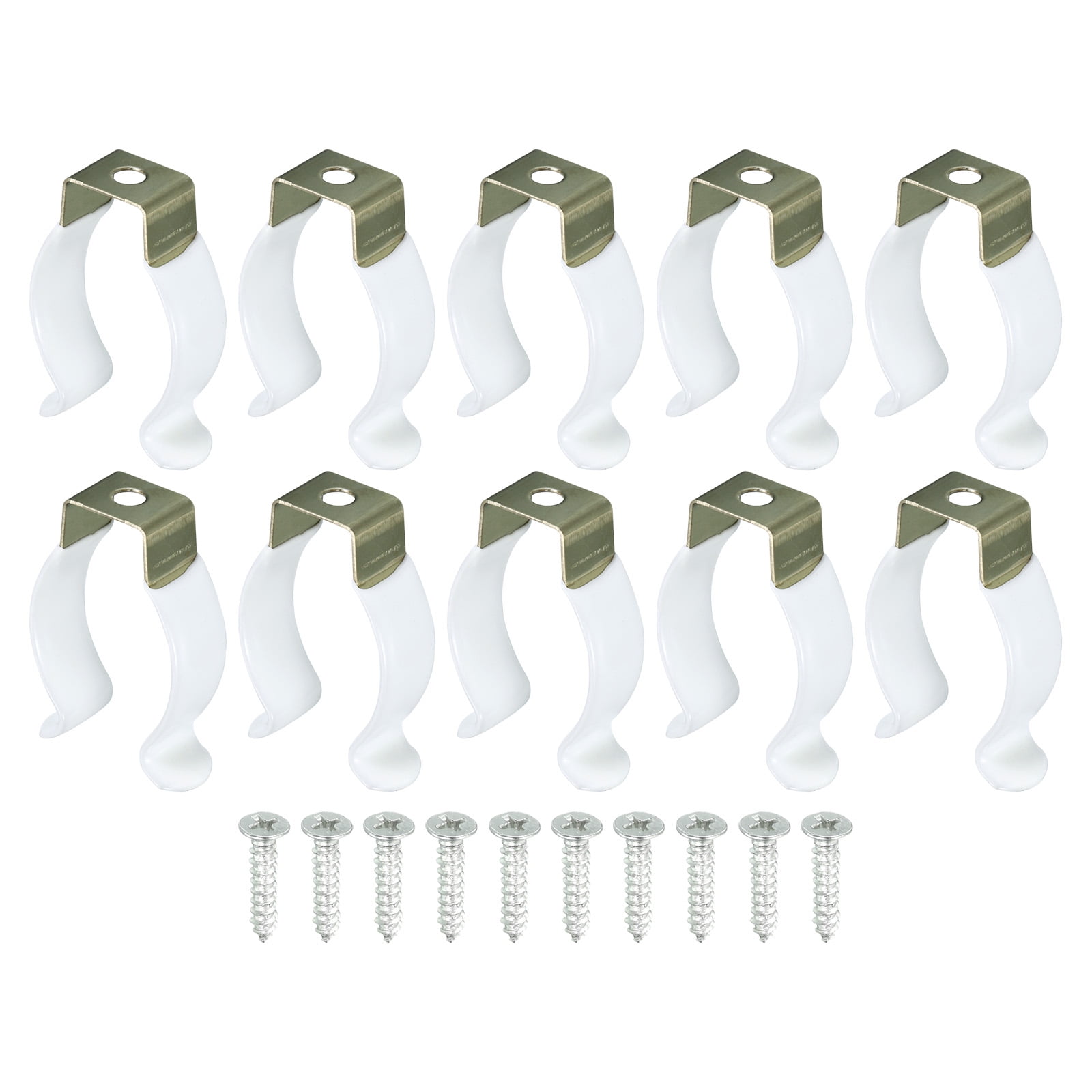 Uxcell T8 U Clips for LED Light Bulb Mounting Bracket Support ...