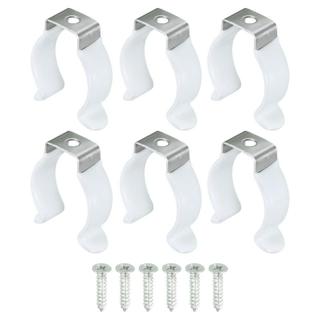 Uxcell T8 U Clips for LED Light Bulb Mounting Bracket Support Thick ...