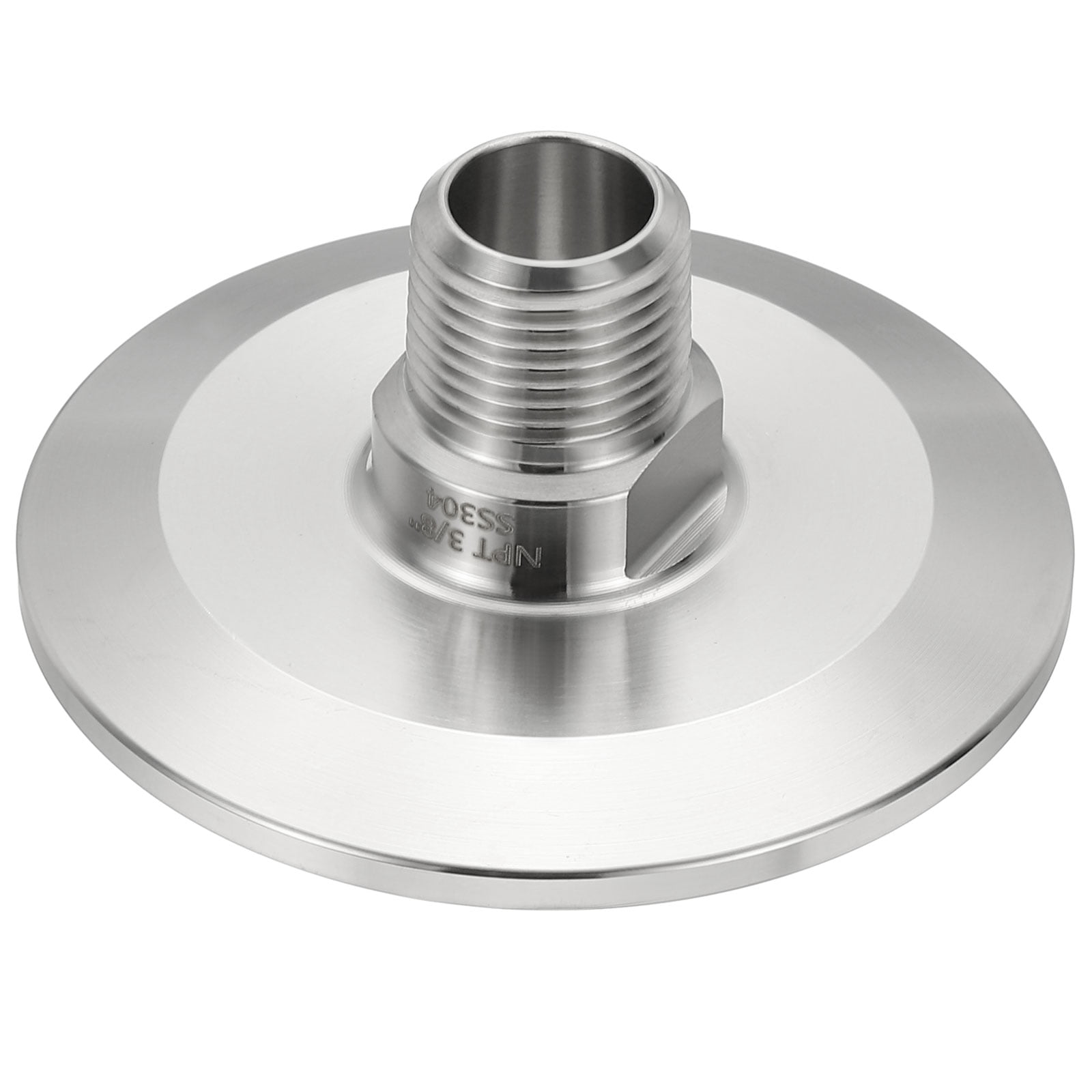 Uxcell TC Tri Clamps Adaptor Tri-Clover Fittings to NPT Male Thread ...