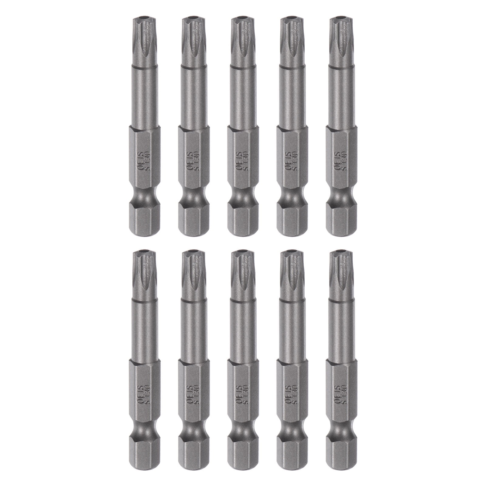 Uxcell TS30 Magnetic Security Star 5 Point Torx Screwdriver Bit 1/4" Hex Shank 2" Length Screw ...