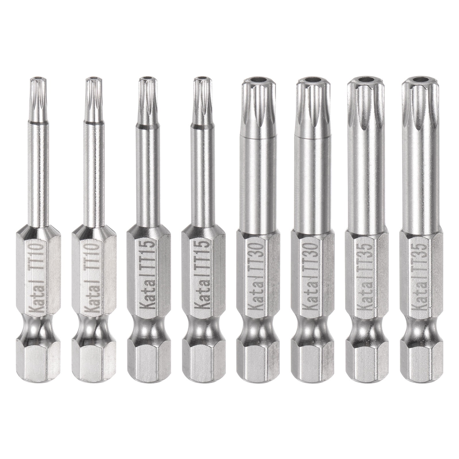 Uxcell TT10-TT35 Magnetic Security Star 7 Point Torx Screwdriver Bit 1/ ...