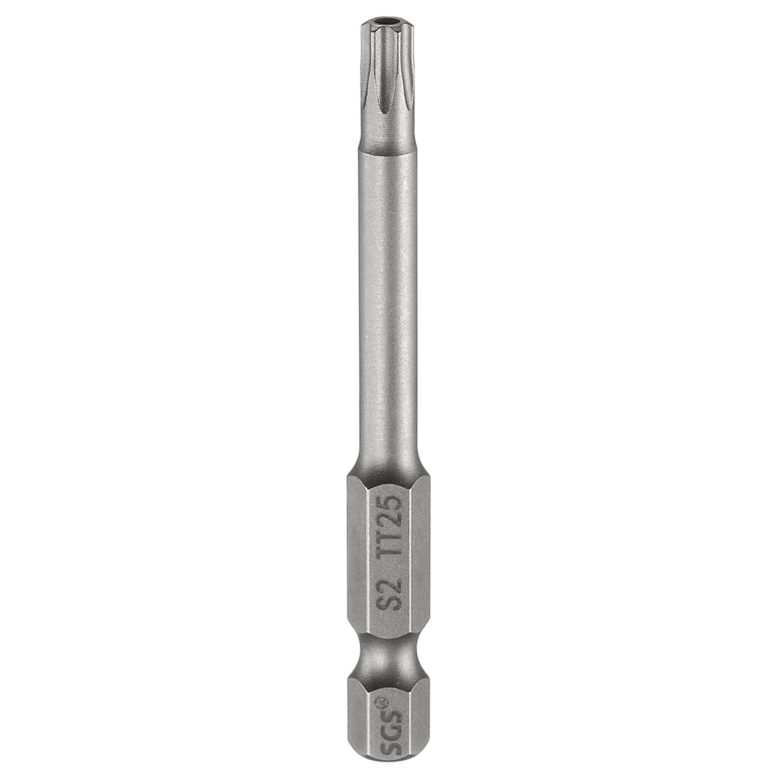 Uxcell TT25 Security Torx Head Screwdriver Bit 2.56" (65mm) Long 1/4 ...