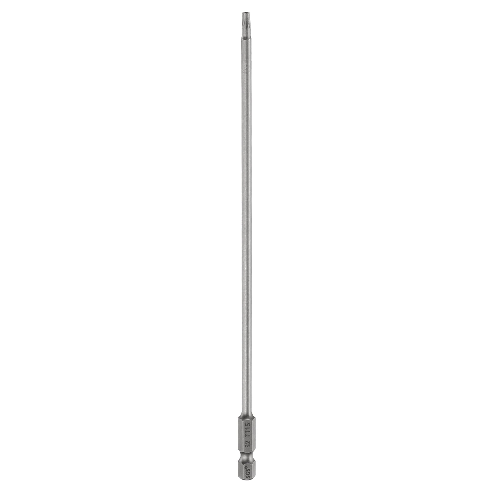 Uxcell TT27 Security Torx Head Screwdriver Bit 8" (200mm) Long 1/4" Hex ...