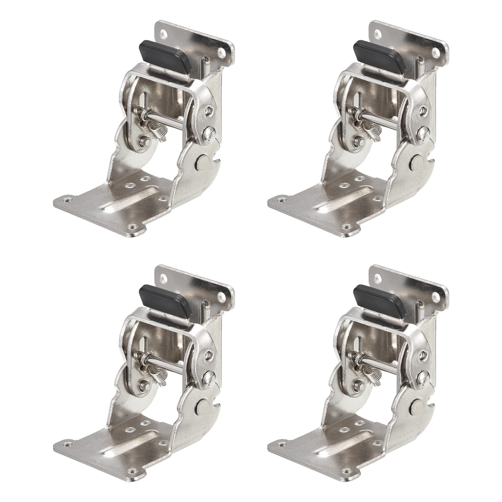 Uxcell Table Leg Folding Brackets, 4 Pack 0-90-180 Degree Self Lock ...