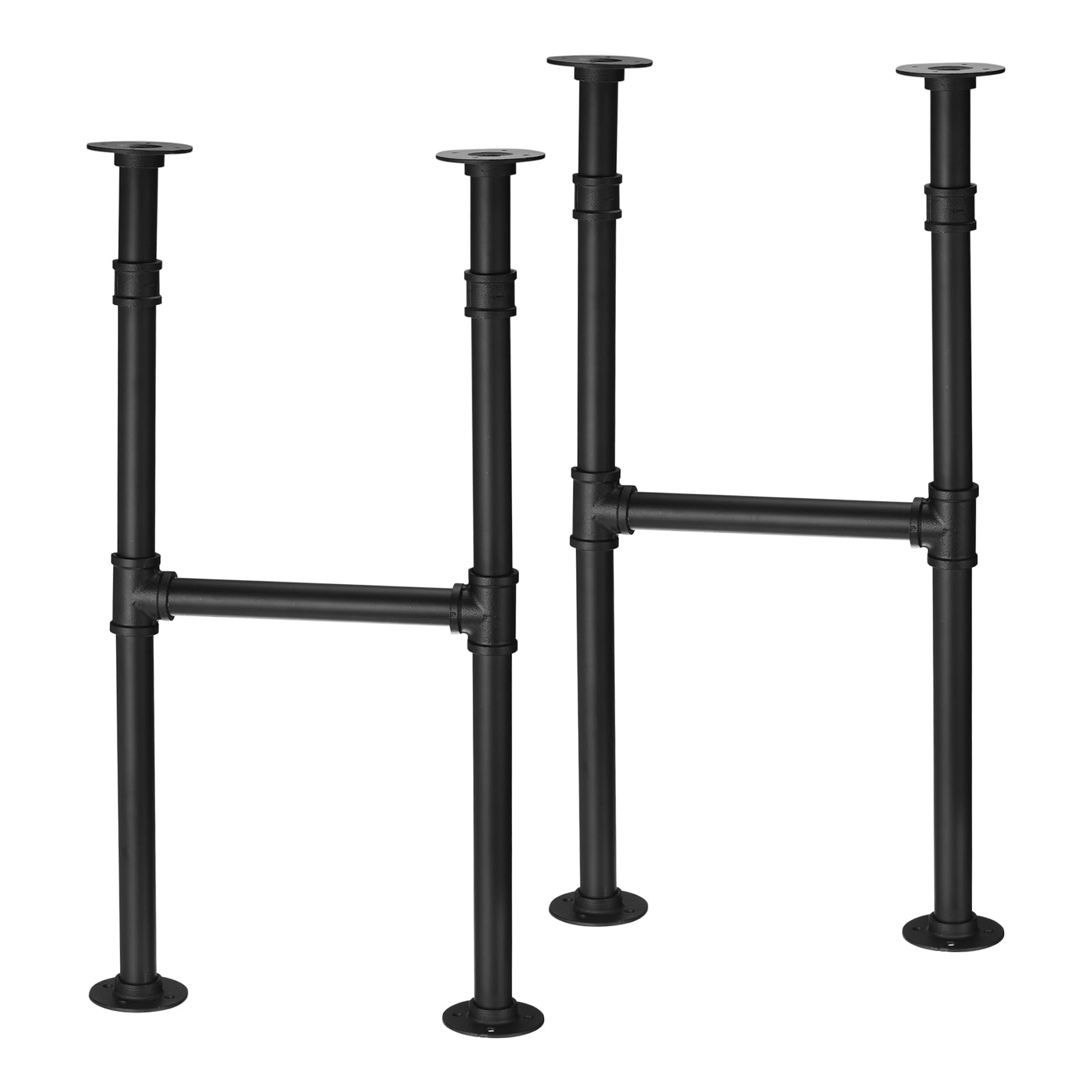 Uxcell Table Legs, 2Pack 38 Inch - Metal Industrial Pipe Table Legs Set ...
