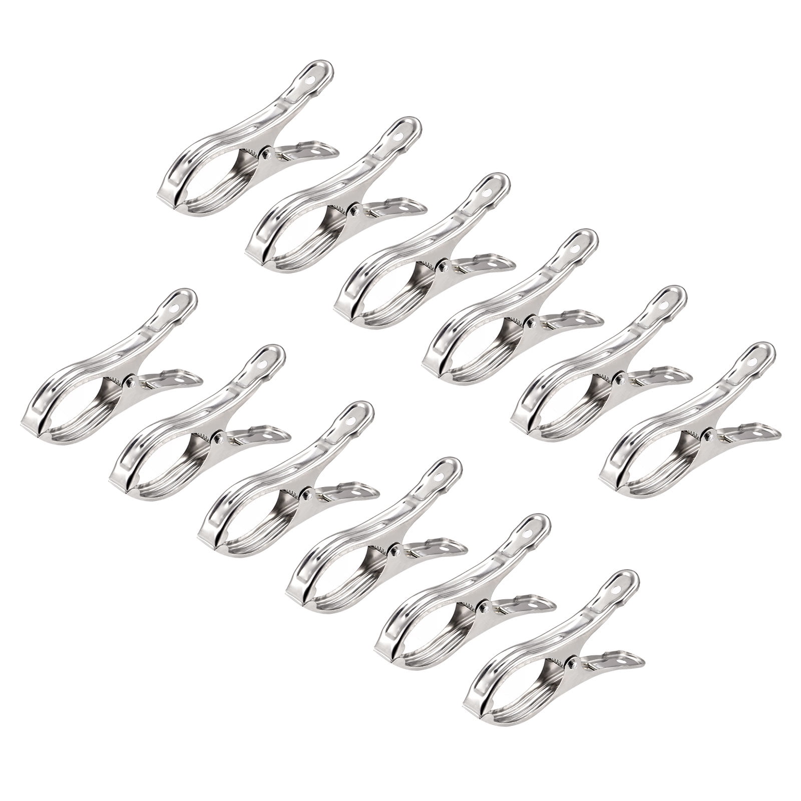 Uxcell Tablecloth Clips - 90mm Stainless Steel Clamps for Fixing Table ...