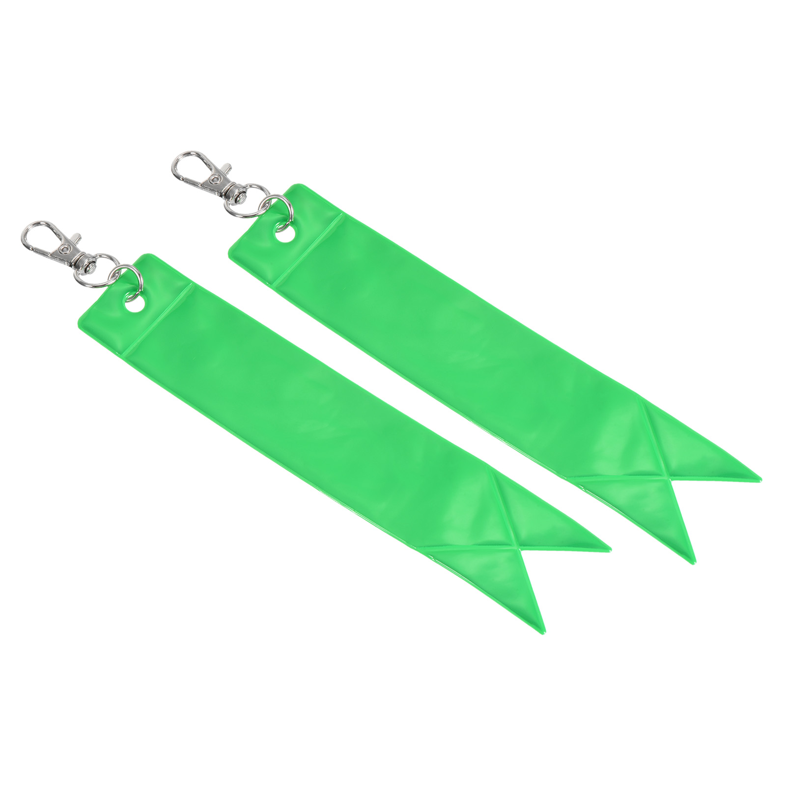 Uxcell Tag PVC Safety Reflector Pendant Reflective Gear Lobster Clasp ...