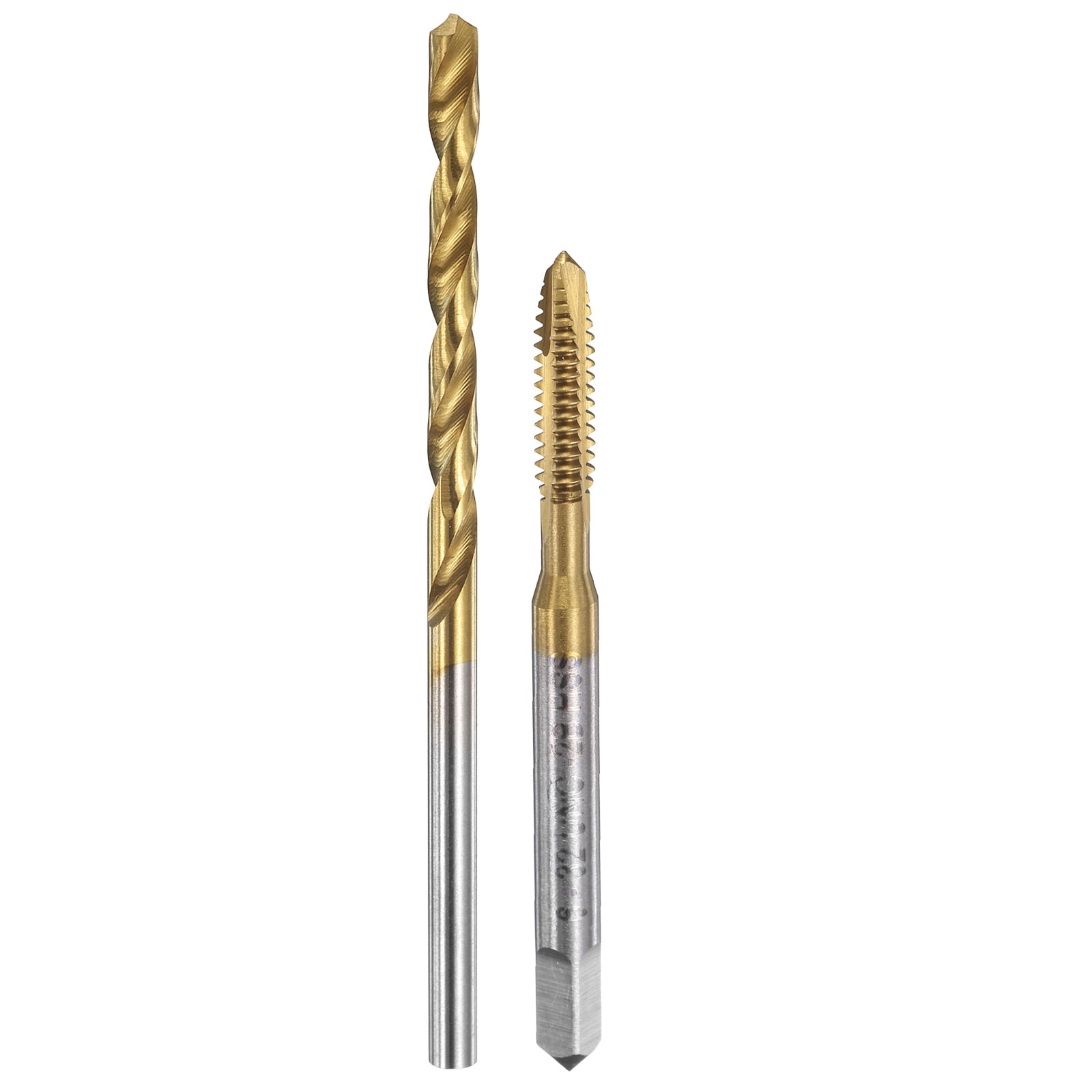 Uxcell Tap and Drill Bit Set, 1pcs 6-32 UNC Spiral Point Thread Screw ...