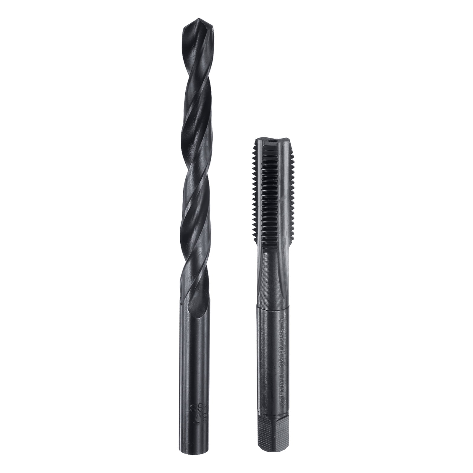 Uxcell Tap and Drill Bit Set, 1pcs M10 x 1.25 Straight Flute Thread ...