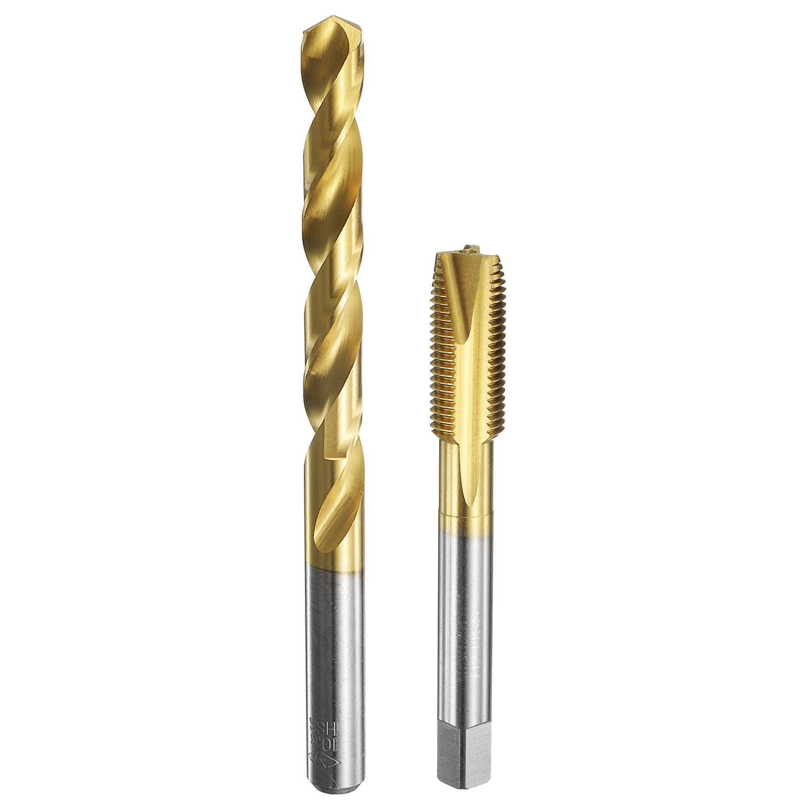 Uxcell Tap and Drill Bit Set, 1pcs M12 x 1.25 Metric Spiral Point ...