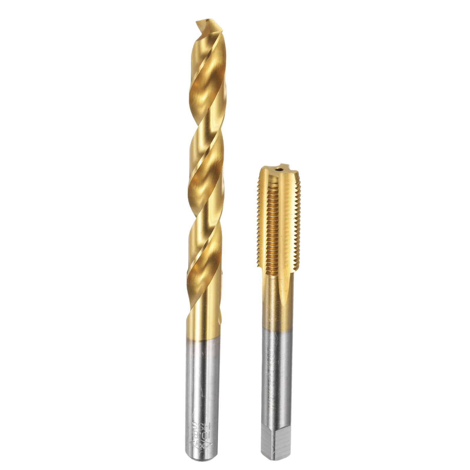 Uxcell Tap and Drill Bit Set, 1pcs M12 x 1.25 Straight Flute Thread ...