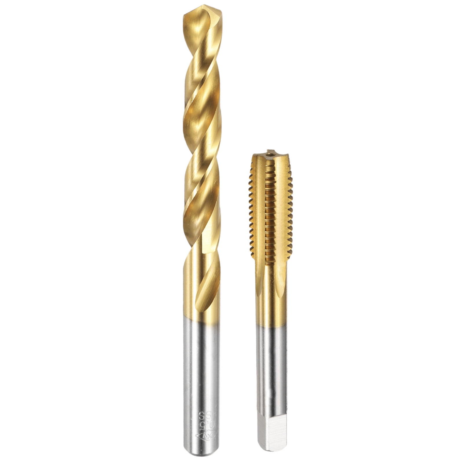 Uxcell Tap and Drill Bit Set, 1pcs M12 x 1.5 Straight Flute Thread ...