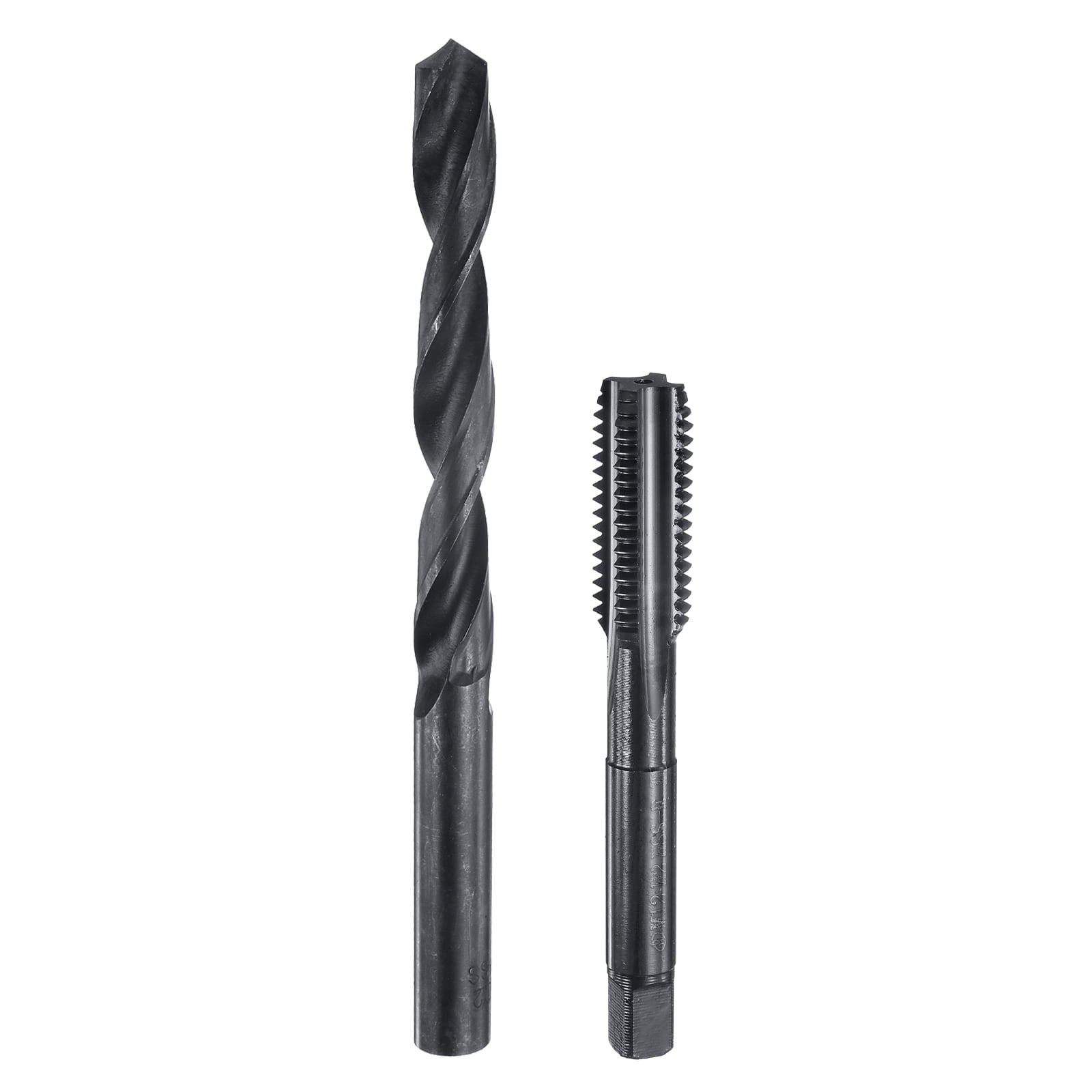 Uxcell Tap and Drill Bit Set, 1pcs M12 x 1.75 Straight Flute Thread ...