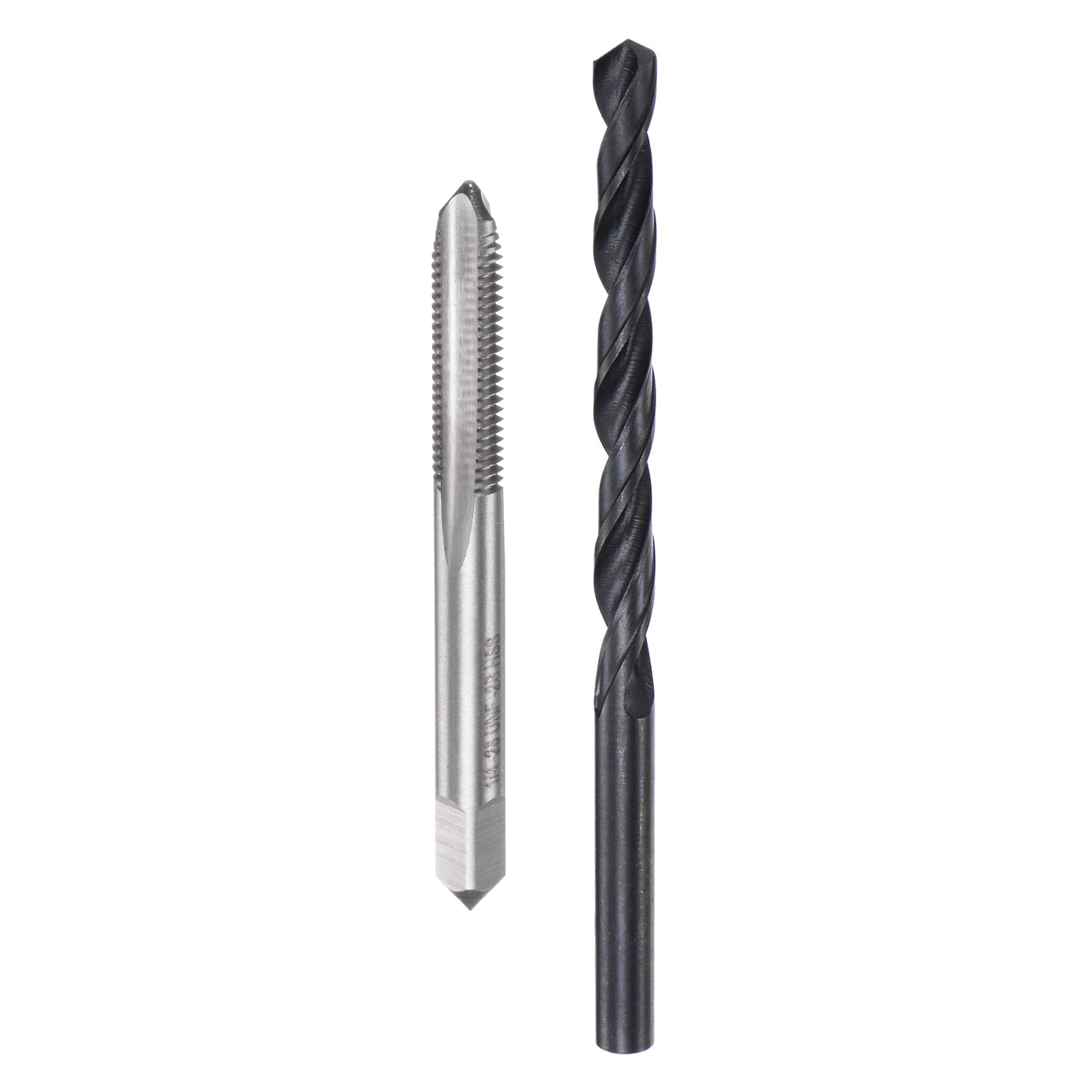 Uxcell Tap and Drill Bit Set 1/4-28 UNF Thread Tap & 7/32" Black Oxide ...
