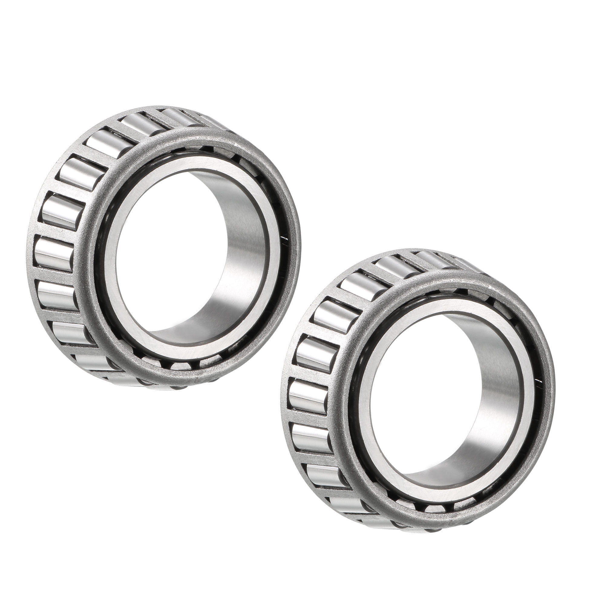 Uxcell Tapered Roller Bearings Single Cone Chrome Steel Silver Tone ...