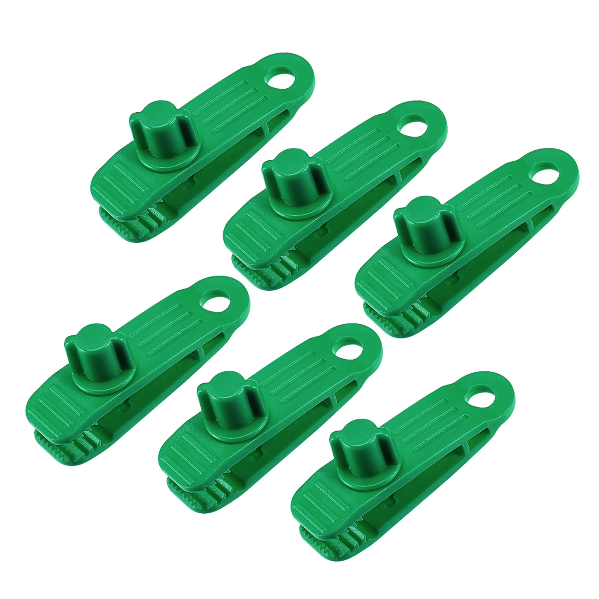 Uxcell Tarp Clamps Lock Grip Awning Canopy Tent Clips, Green 6 Pack ...