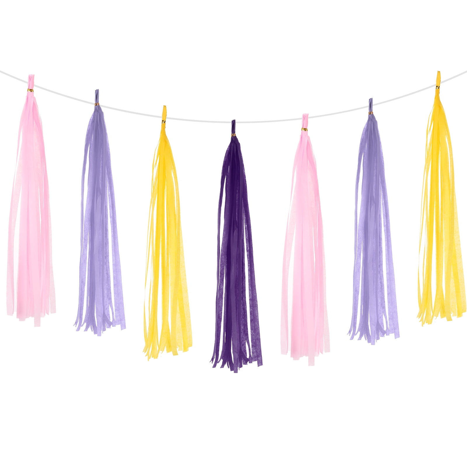 Uxcell Tassel Garland Banner Tissue Paper Tassels Party Decorations DIY ...