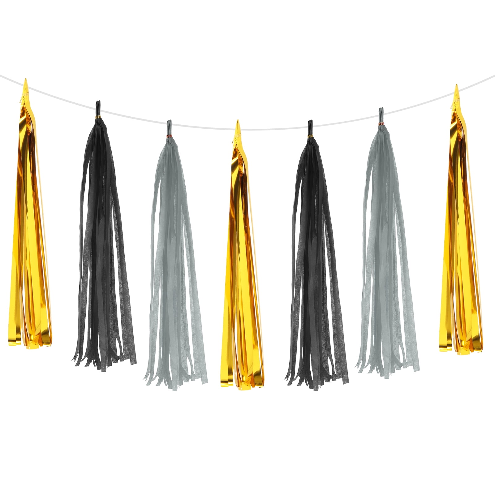 Uxcell Tassel Garland Banner, Tissue Paper Tassels Party Decorations ...