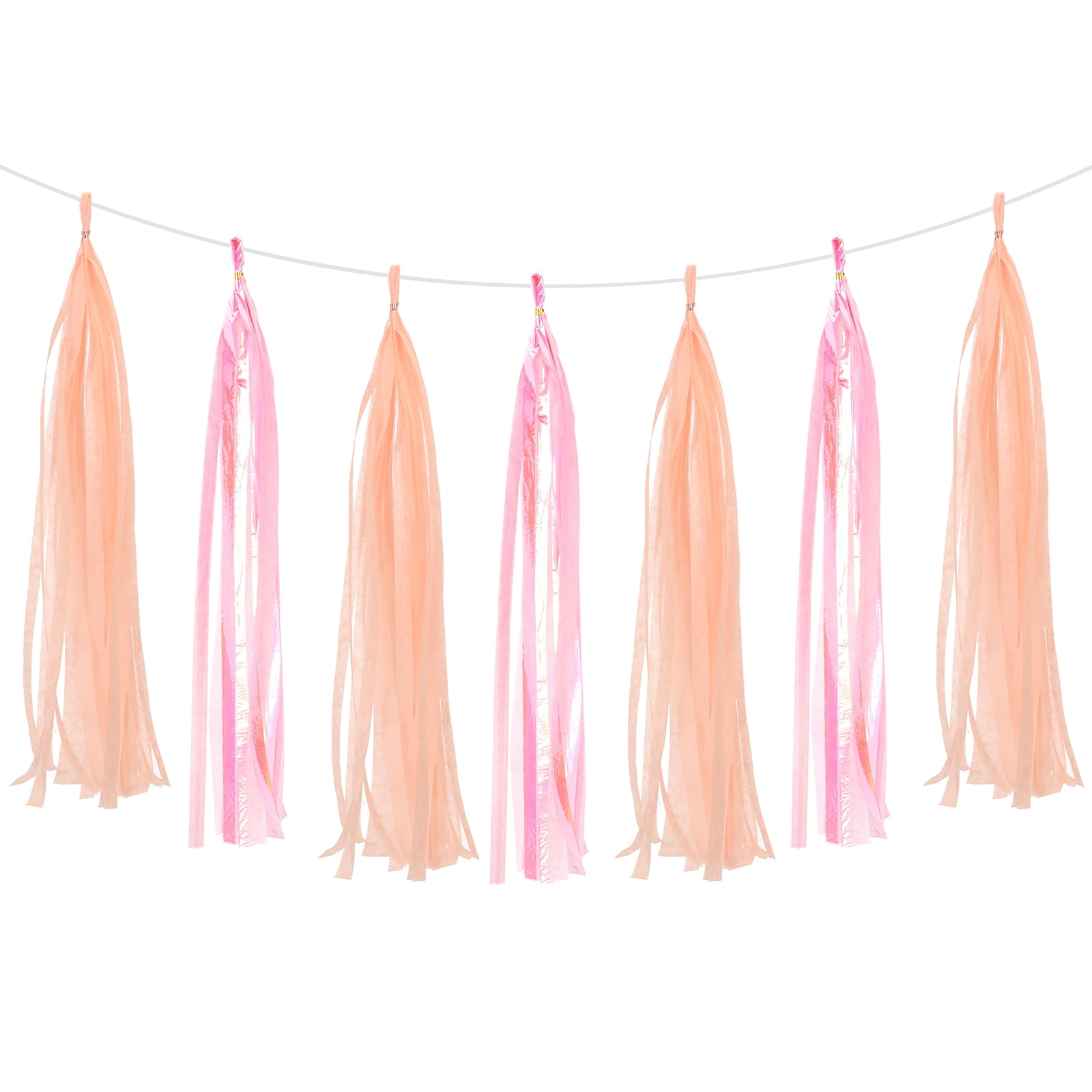 Uxcell Tassel Garland Banner Tissue Paper Tassels Party Decorations DIY ...