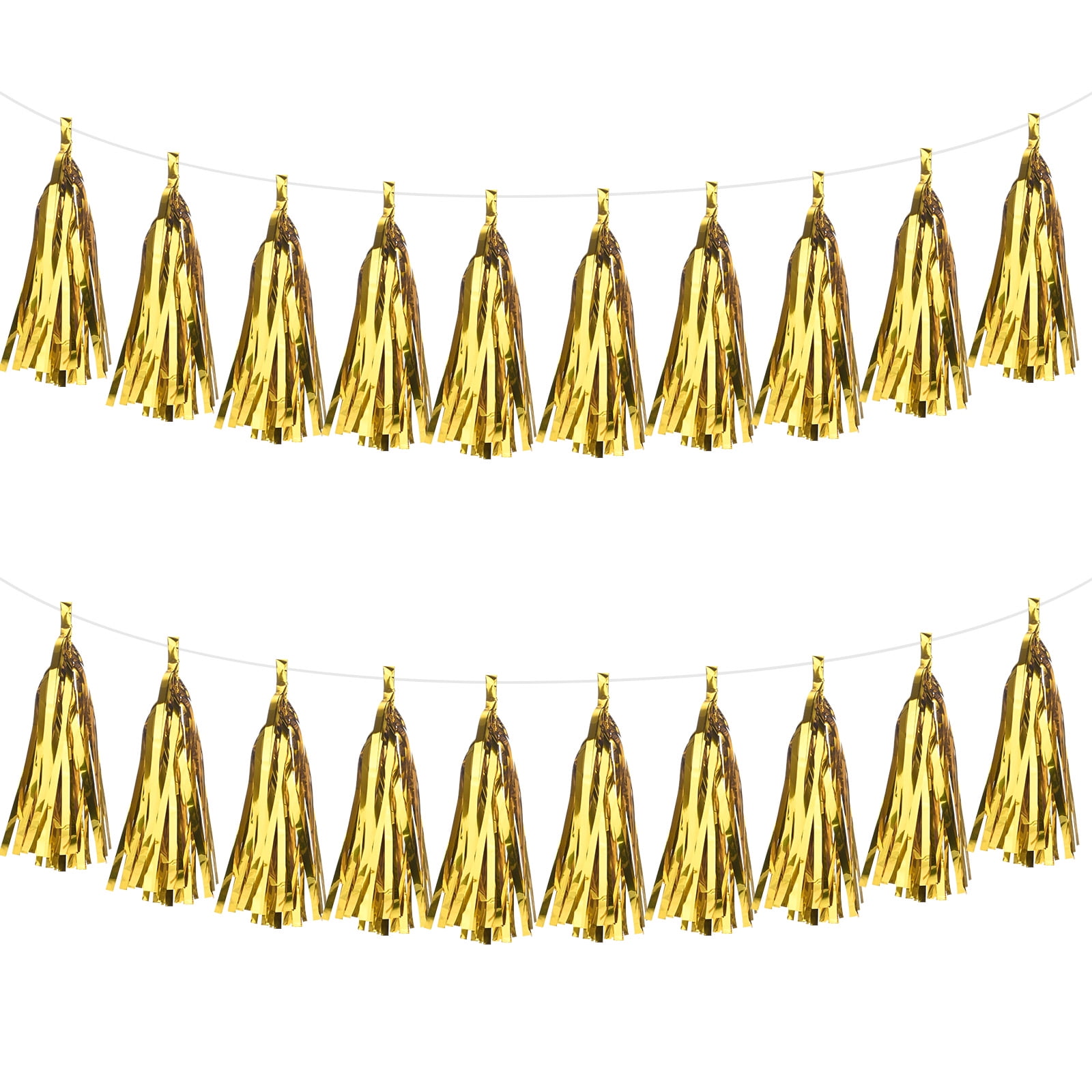 Uxcell Tassel Garland Banner with Rope Tissue Paper Tassel Garland for ...