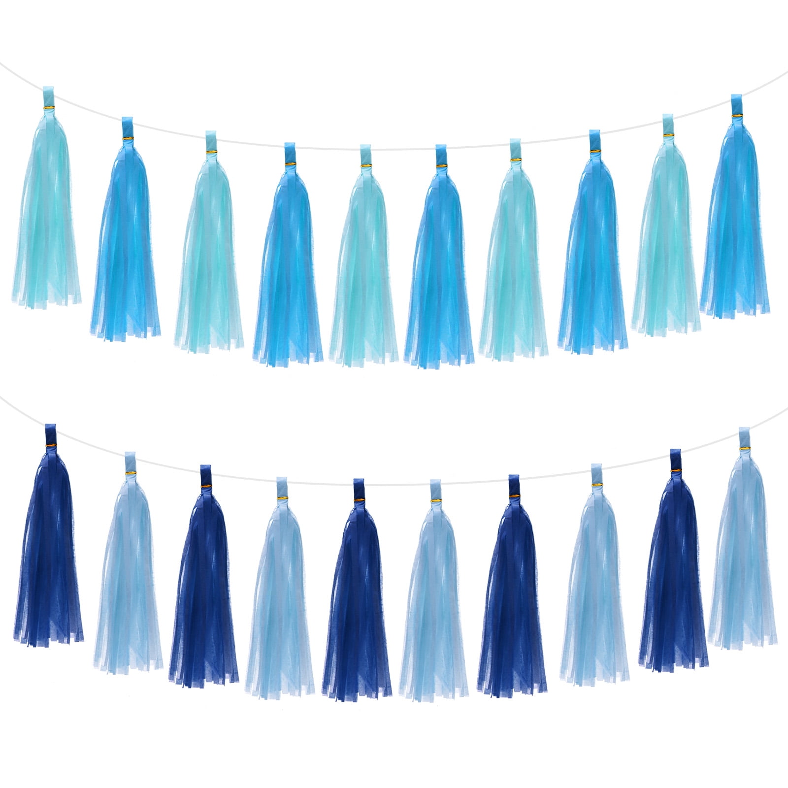 Uxcell Tassel Garland Banner with Rope Tissue Paper Tassel Garland for ...