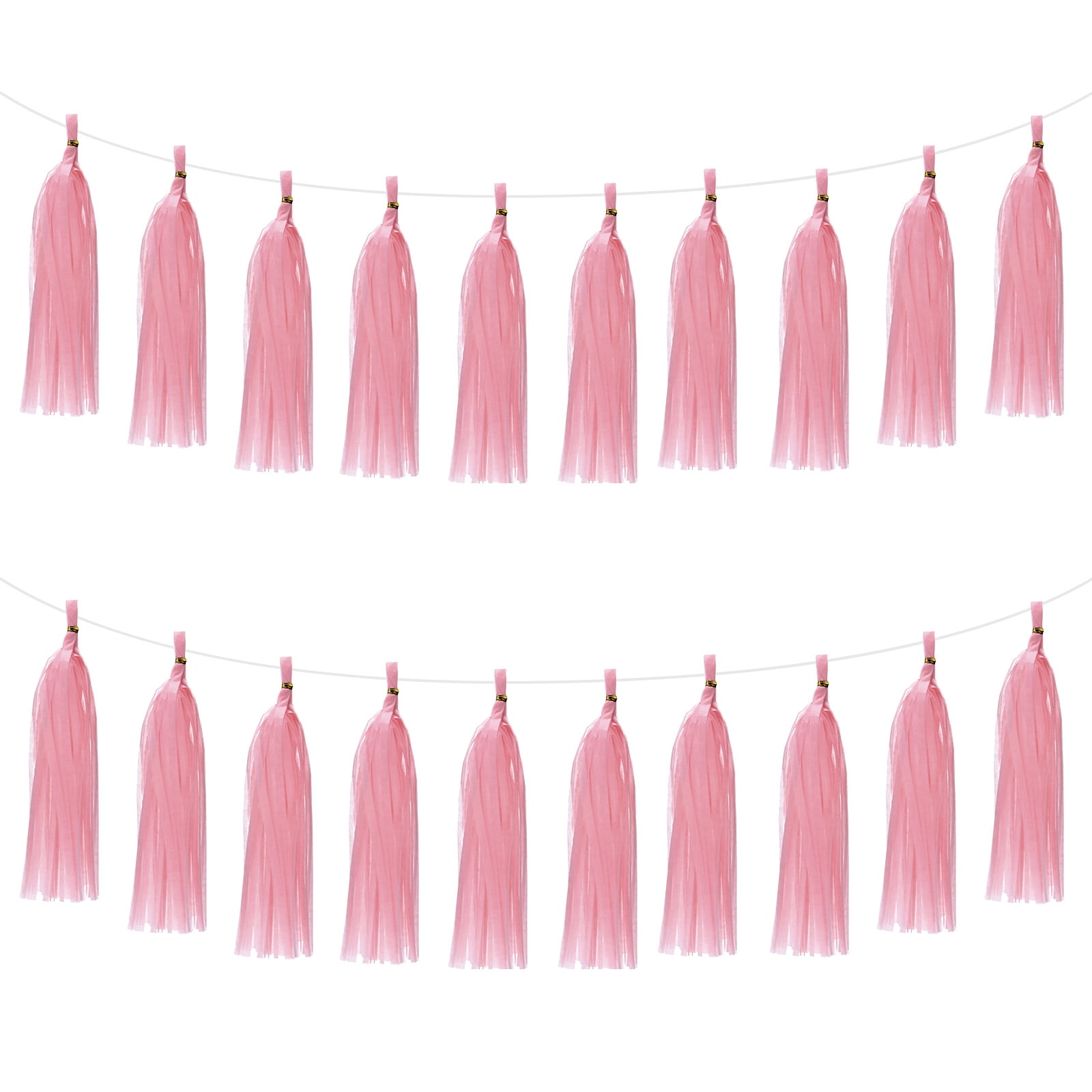 Uxcell Tassel Garland Banner with Rope Tissue Paper Tassel Garland for ...