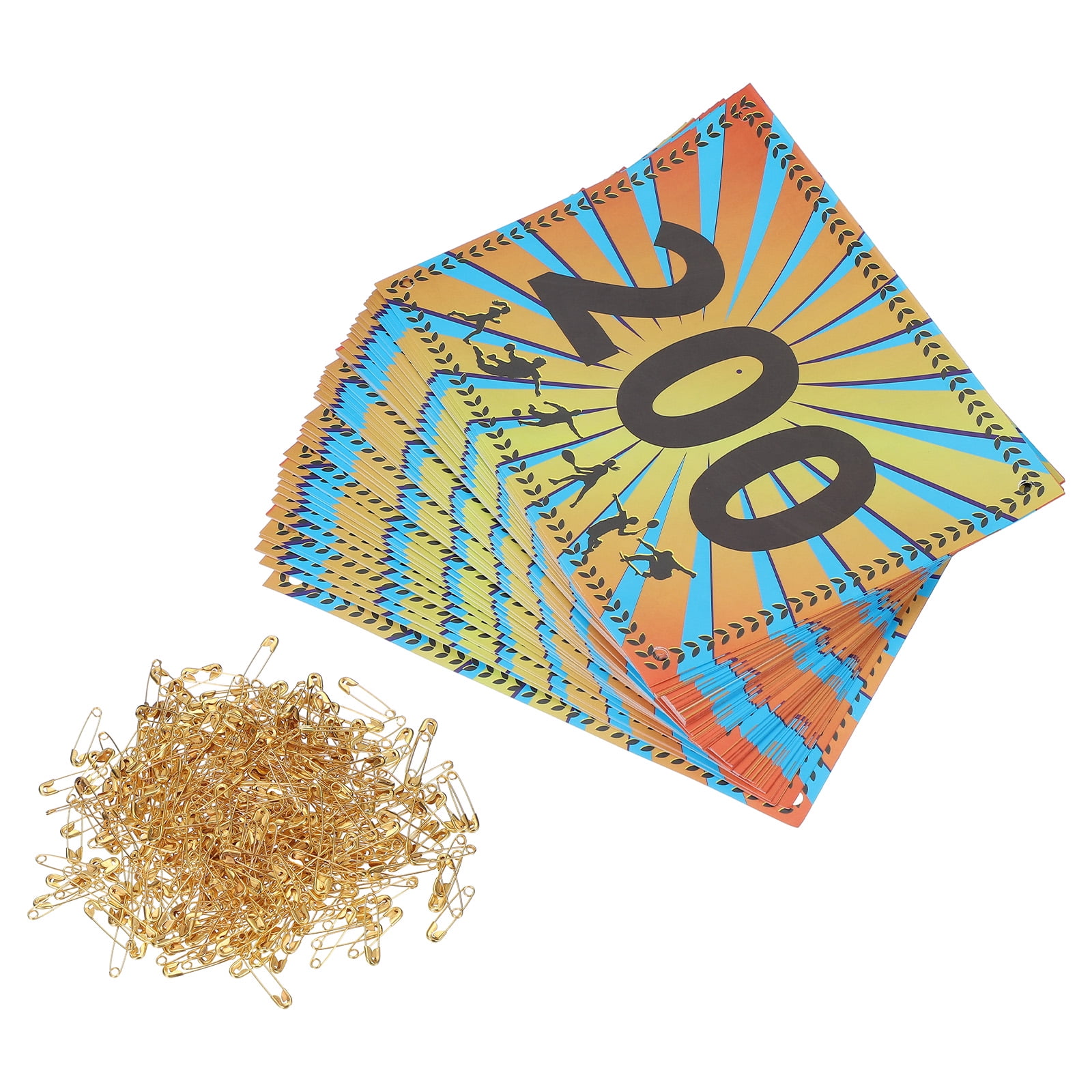 Uxcell Tearproof Running Bib Numbers 7x6 Inch, 101-200 Wheat Ears ...