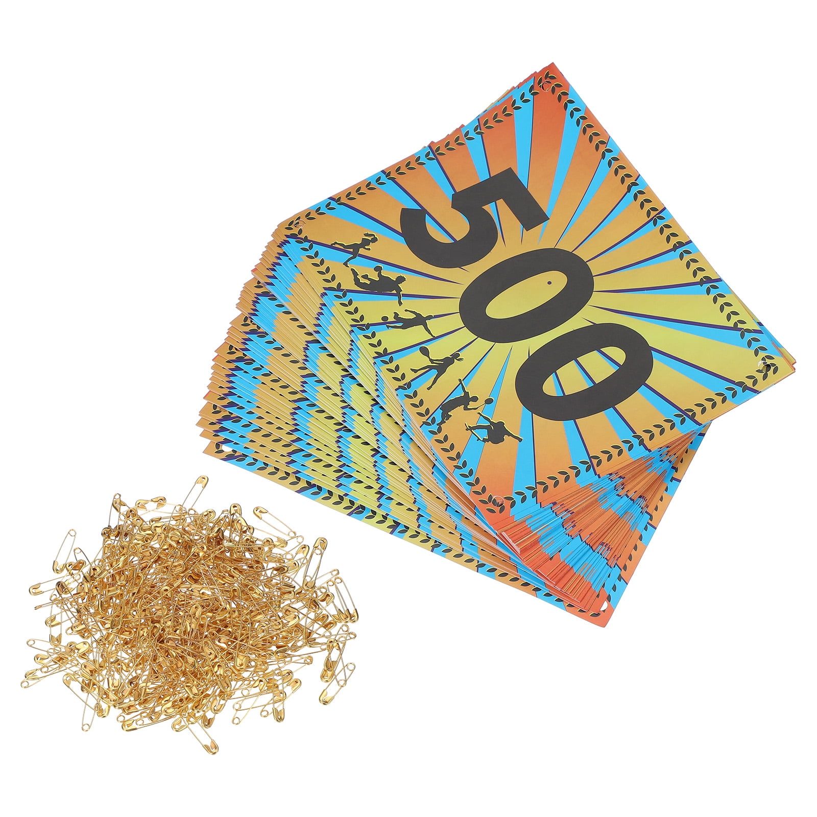 Uxcell Tearproof Running Bib Numbers 7x6 Inch, 401-500 Wheat Ears ...