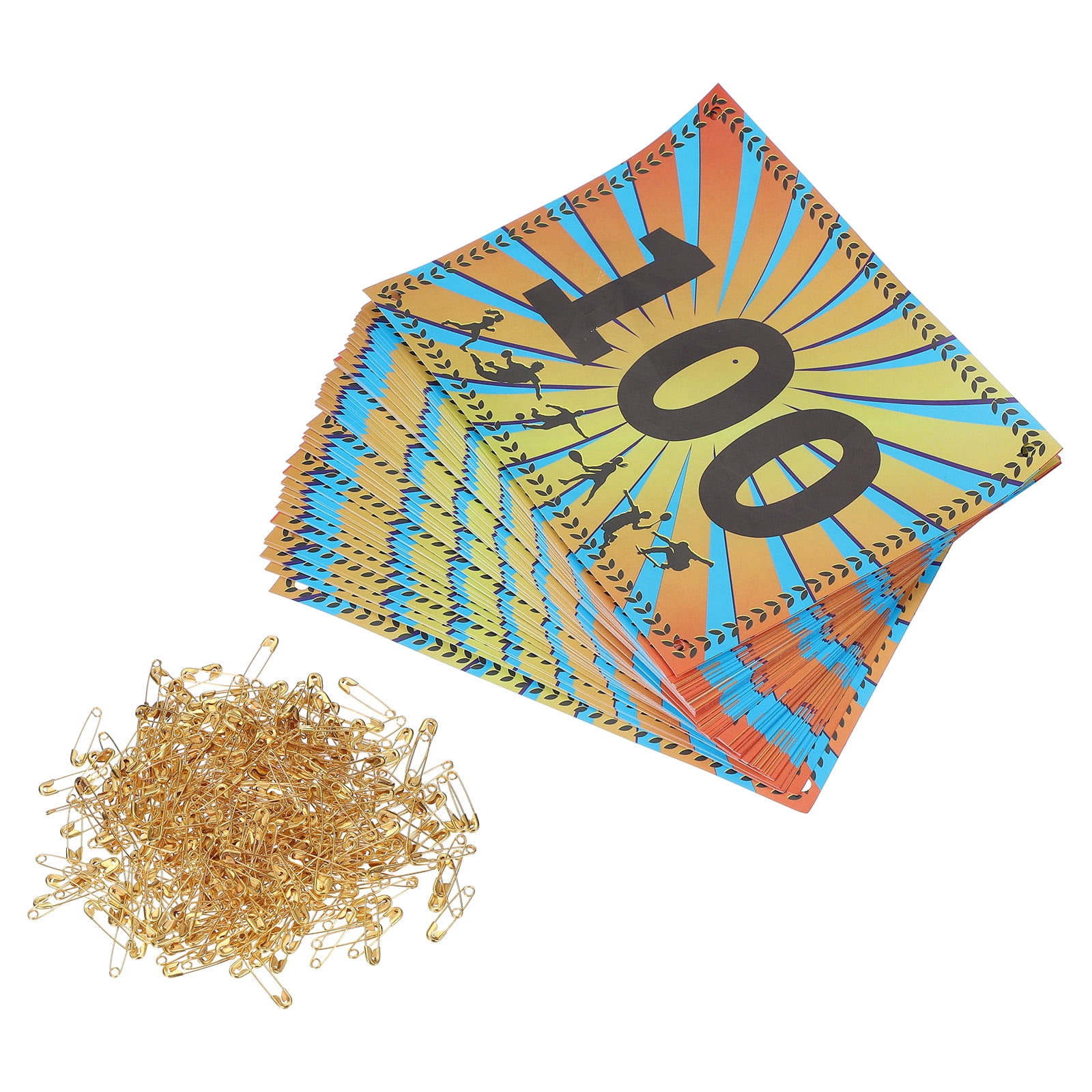 Uxcell Tearproof Running Bib Numbers 7x6 Inch, 51-100 Wheat Ears ...
