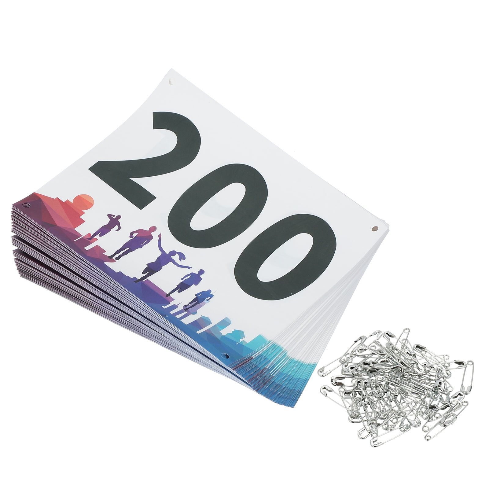 Uxcell Tearproof Running Bib Numbers , Waterproof Race Competitor ...
