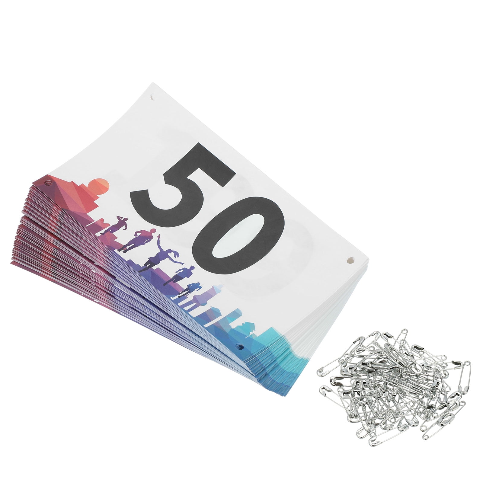 Uxcell Tearproof Running Bib Numbers , Waterproof Race Competitor ...