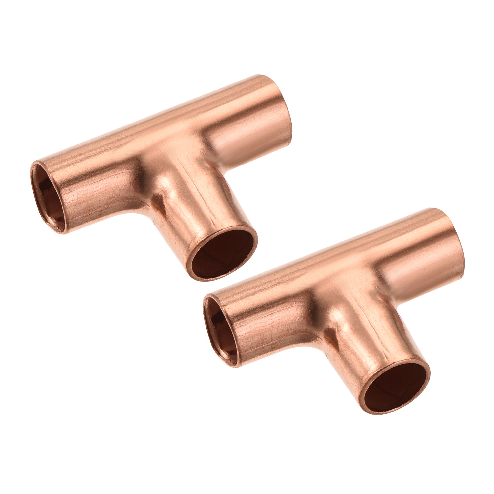 Uxcell Tee Copper Fitting 3 Way Welding Joint for Air Conditioner 1/4 ...