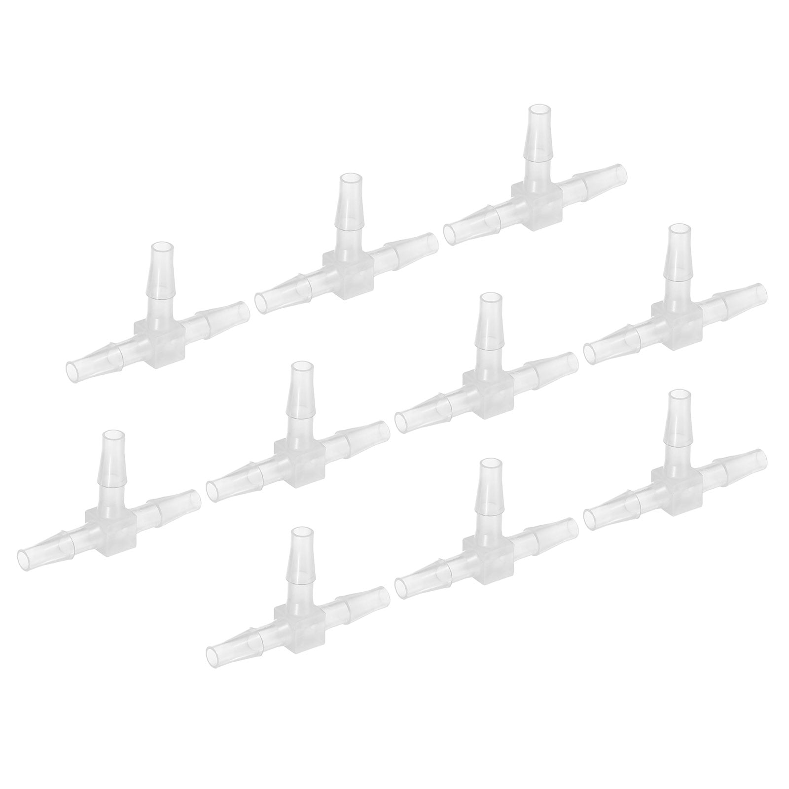 Uxcell Tee Hose Barb Fittings, Equal T Shaped 3 Way Joint Splicer ...
