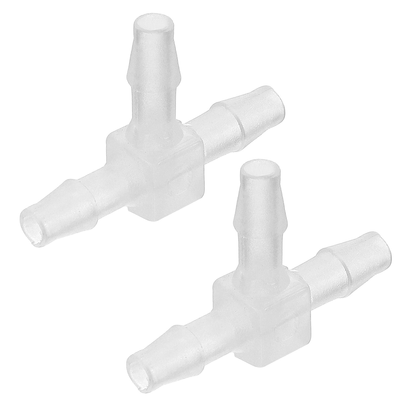 Uxcell Tee Hose Barb Fittings, Equal T Shaped 3 Way Joint Splicer ...