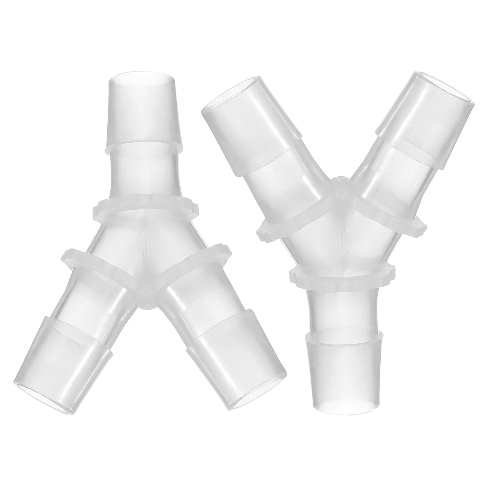 Uxcell Tee Hose Barb Fittings, Equal Y Shaped 3 Way Joint Splicer ...