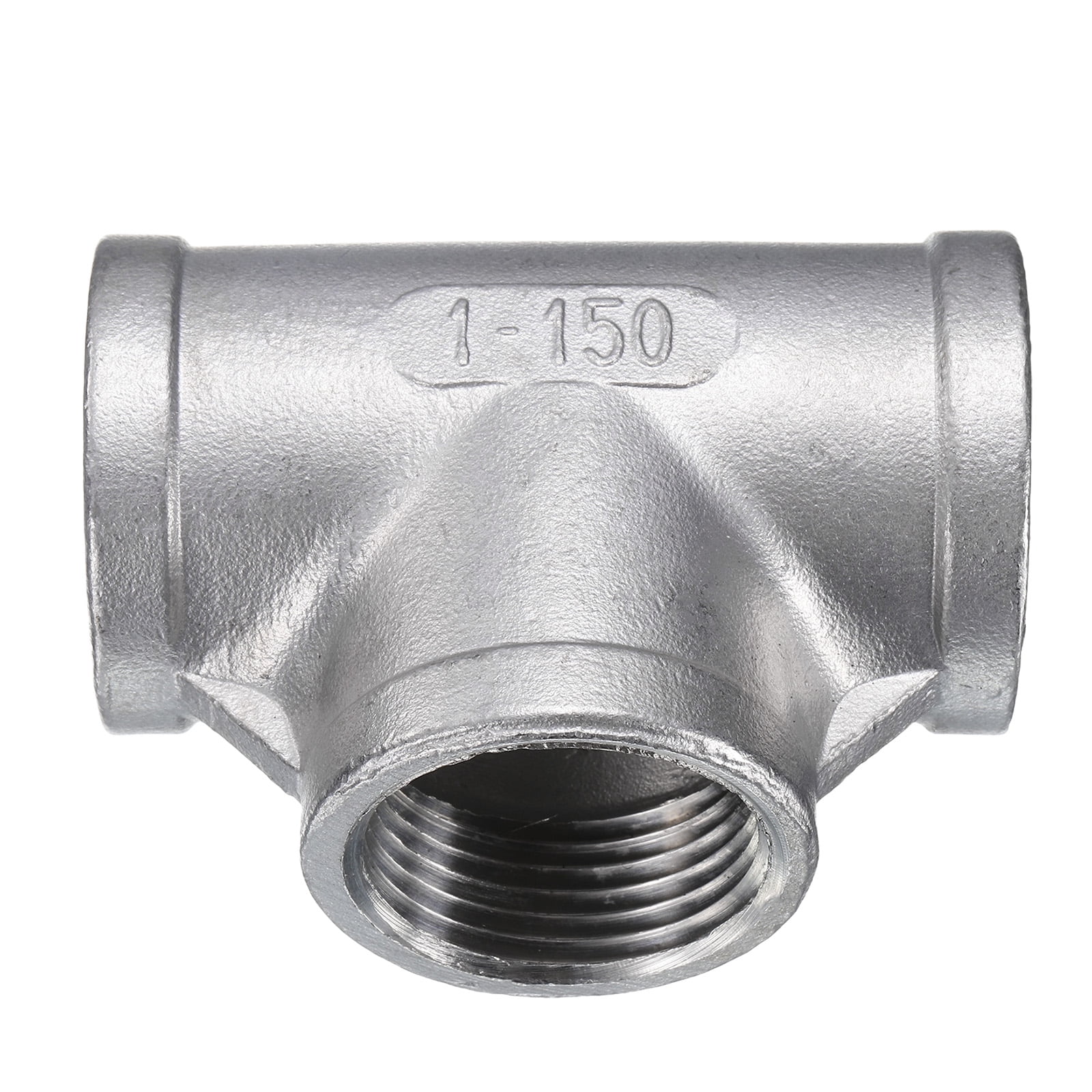 Uxcell Tee Pipe Fitting (1/8" NPT Female x 1/8" NPT Female x 1/8" NPT ...
