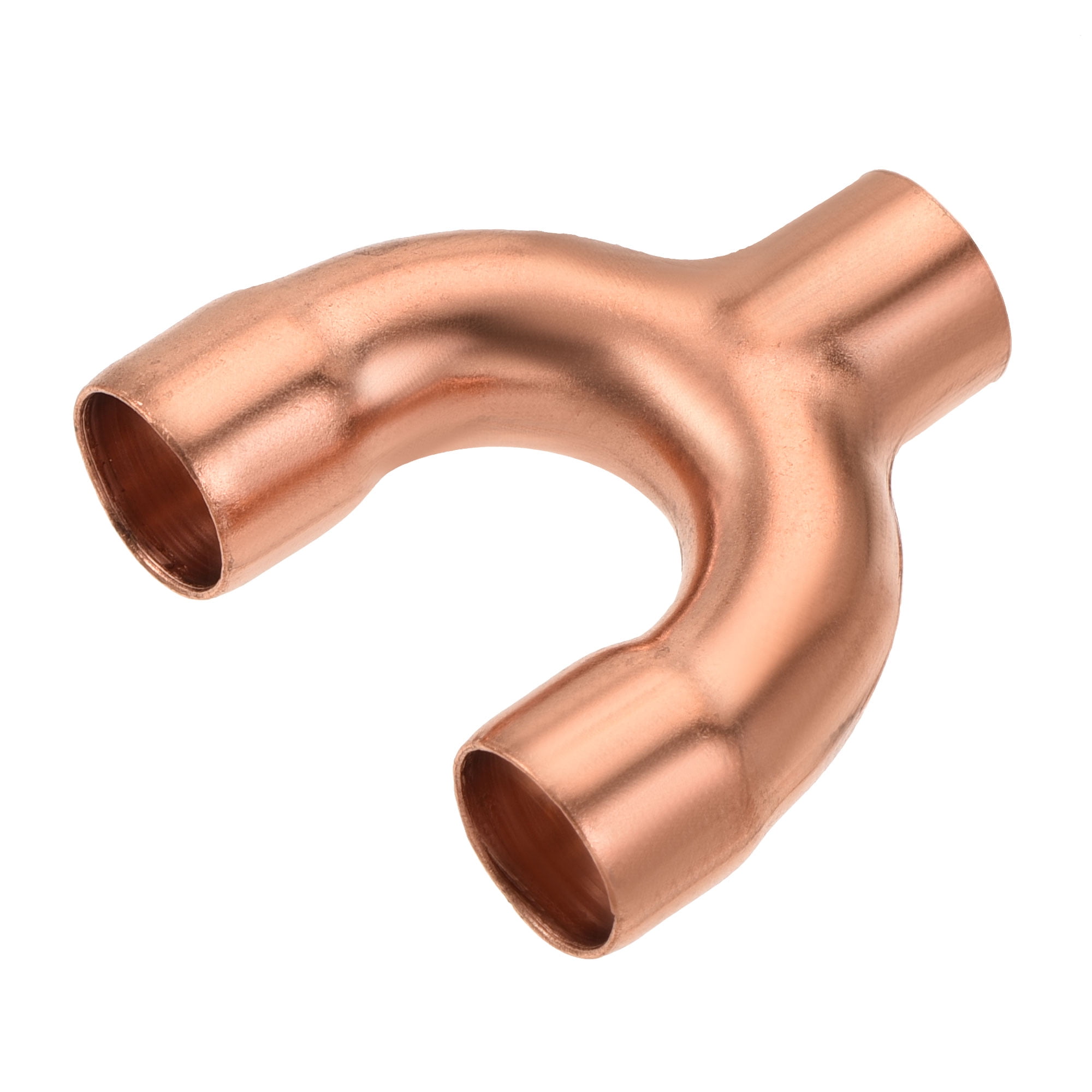 Uxcell Tee Y Type Copper Fitting Welding Joint 3/8 Inch ID for HVAC Air ...