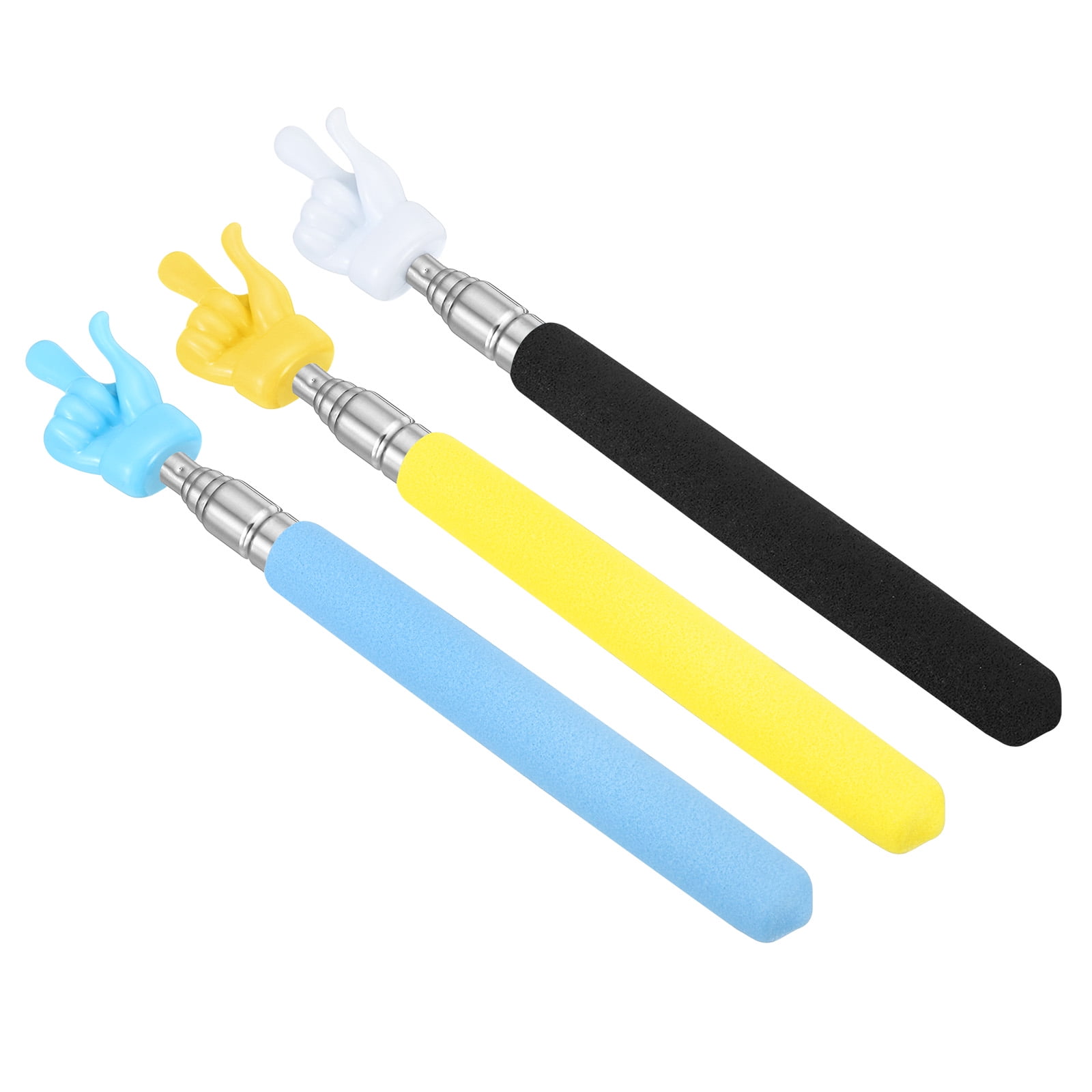 Uxcell Telescopic Teachers Pointer Stick, 3 Pcs Classroom Hand Finger ...