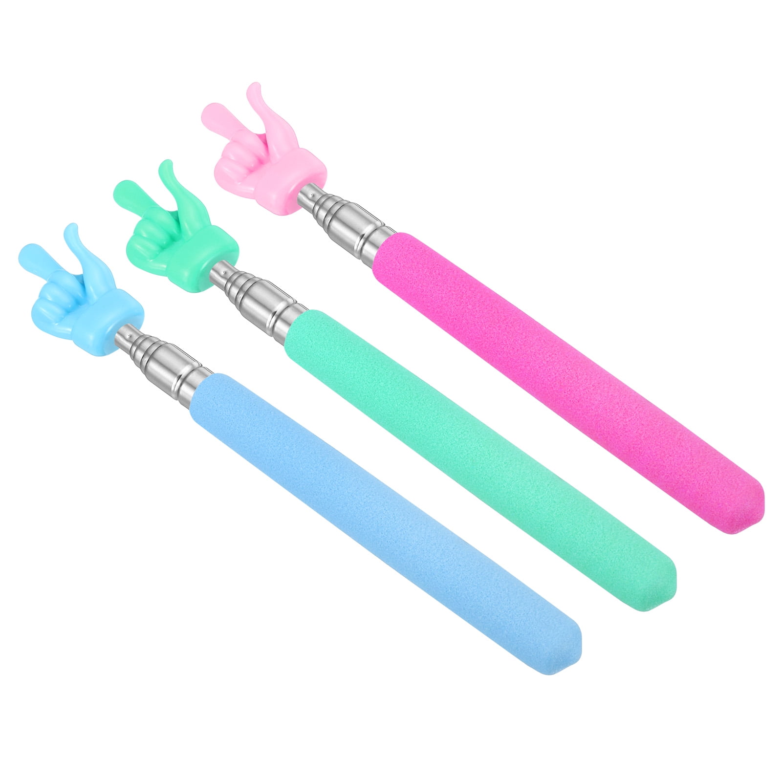 Uxcell Telescopic Teachers Pointer Stick, 3 Pcs Classroom Hand Finger ...