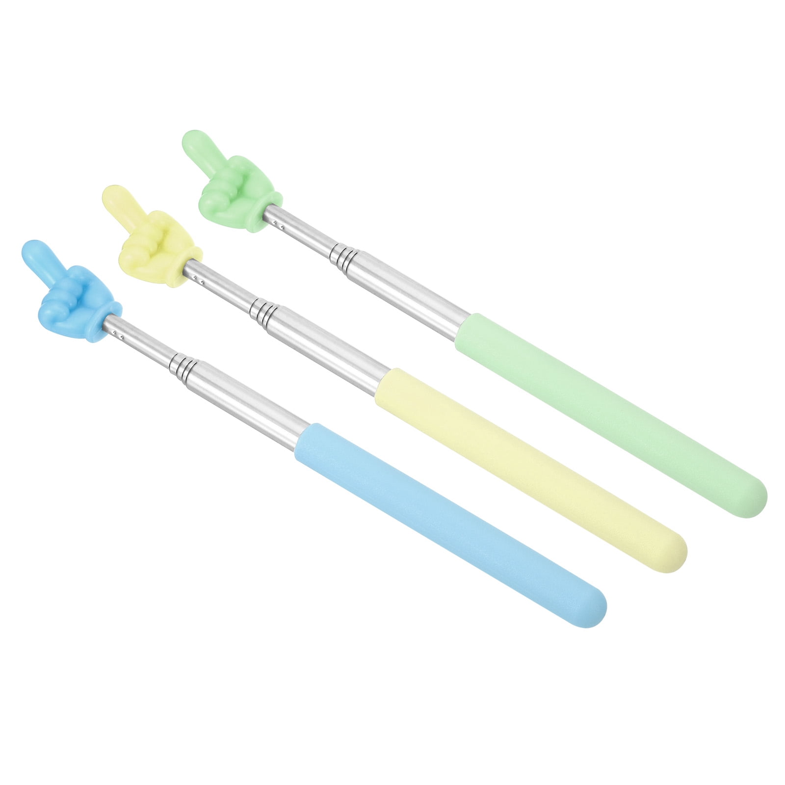Uxcell Telescopic Teachers Pointer Stick, 3 Pcs WhiteBoard Teacher Hand ...