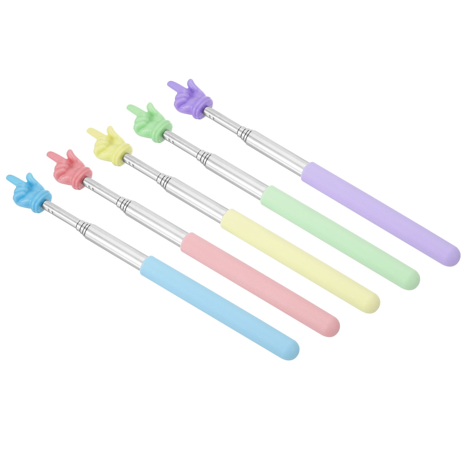 Uxcell Telescopic Teachers Pointer Stick, 5 Pcs Classroom WhiteBoard ...