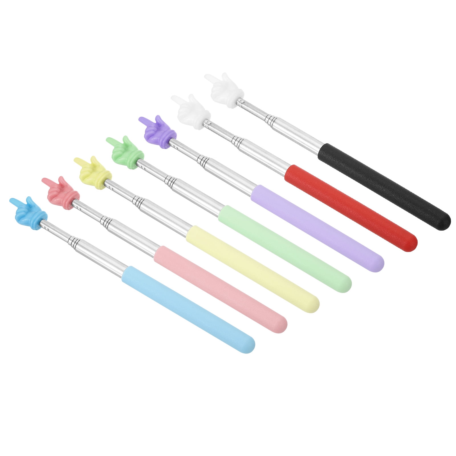 Uxcell Telescopic Teachers Pointer Stick, 7 Pcs Classroom WhiteBoard ...