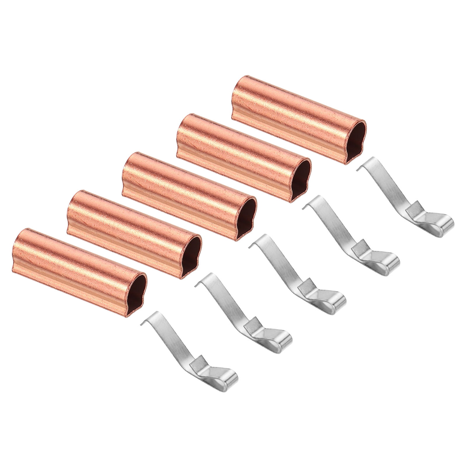 Uxcell Temperature Senor Probe Copper Sleeve, Welding Copper Tube with ...