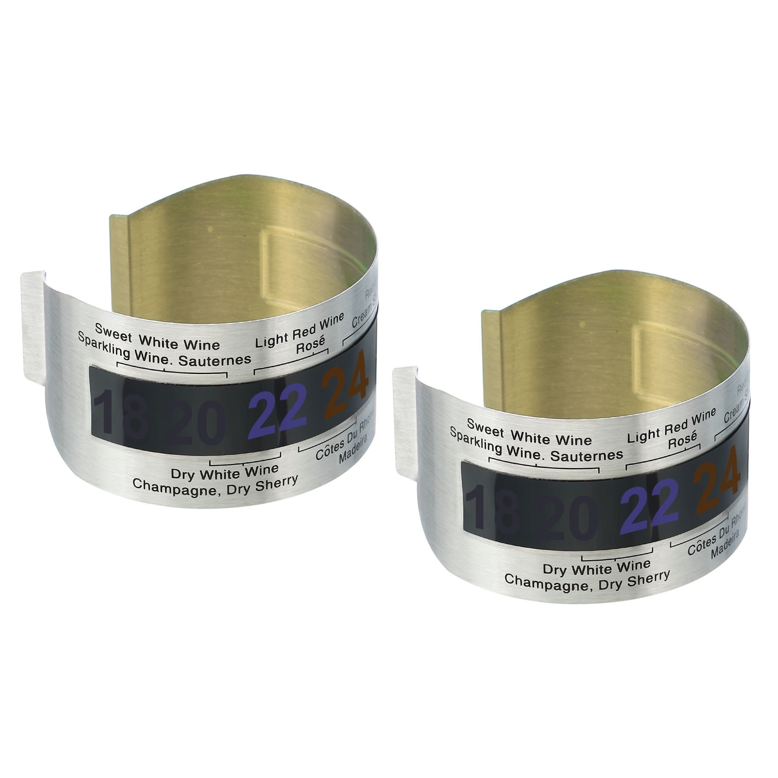Uxcell Temperature Strips Stainless Steel Wine Digital Temperature ...