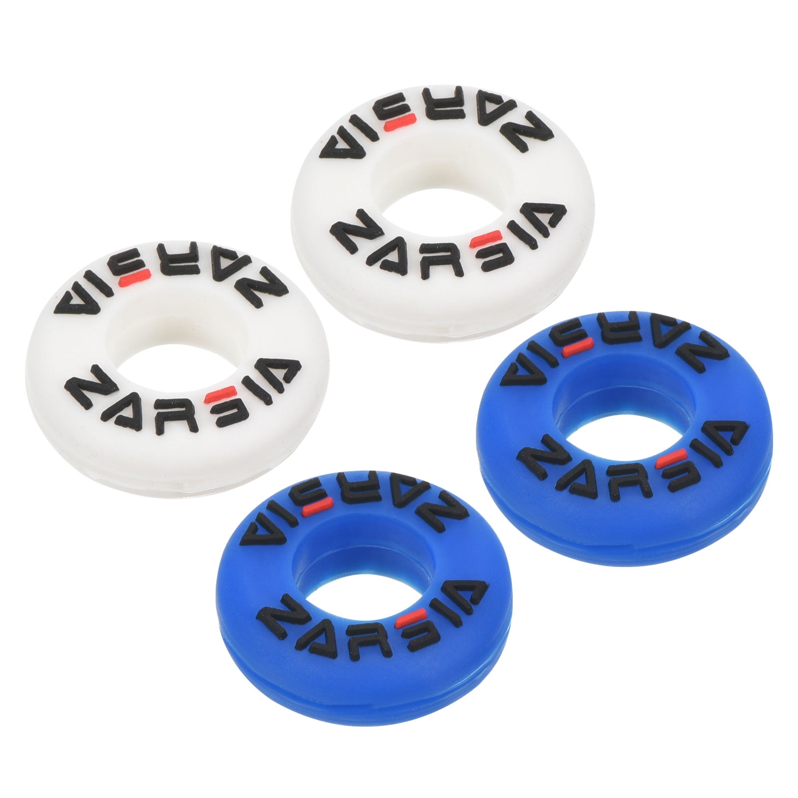 Uxcell Tennis Vibration Dampener, 4 Pack Round Shock Absorber Blue ...