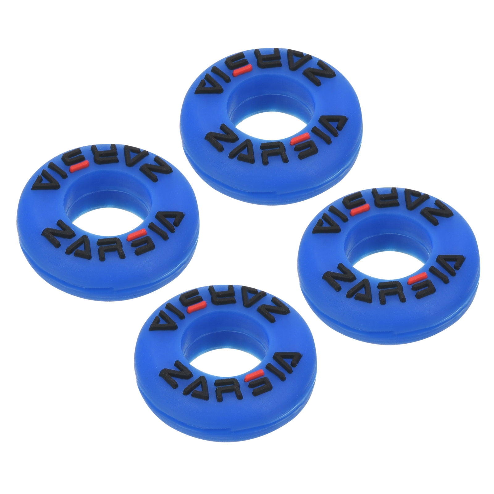 Uxcell Tennis Vibration Dampener, 4 Pack Round Shock Absorber Blue ...